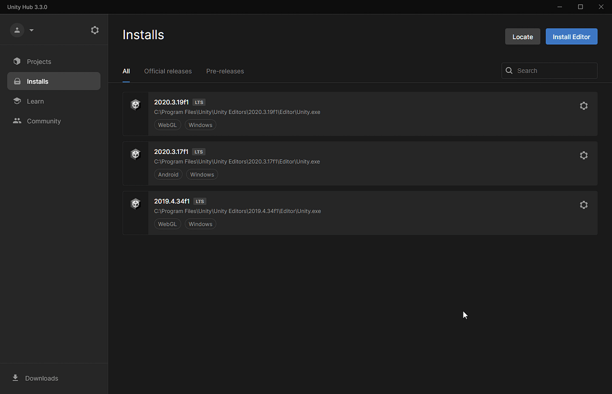 Setting up Unity. Let’s download Unity and create a new… | by Wesley Campbell | Medium