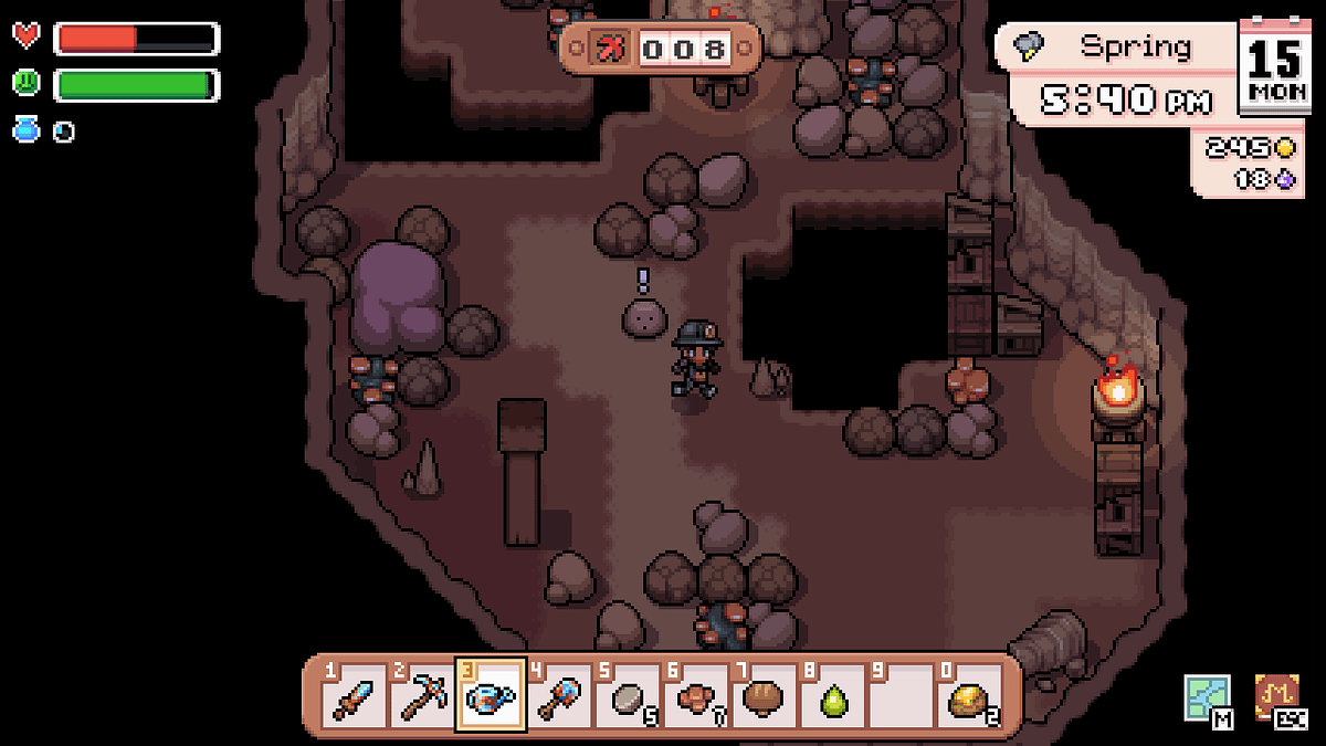 Fields of Mistria mine forageables | by Caroline Delbert | Medium