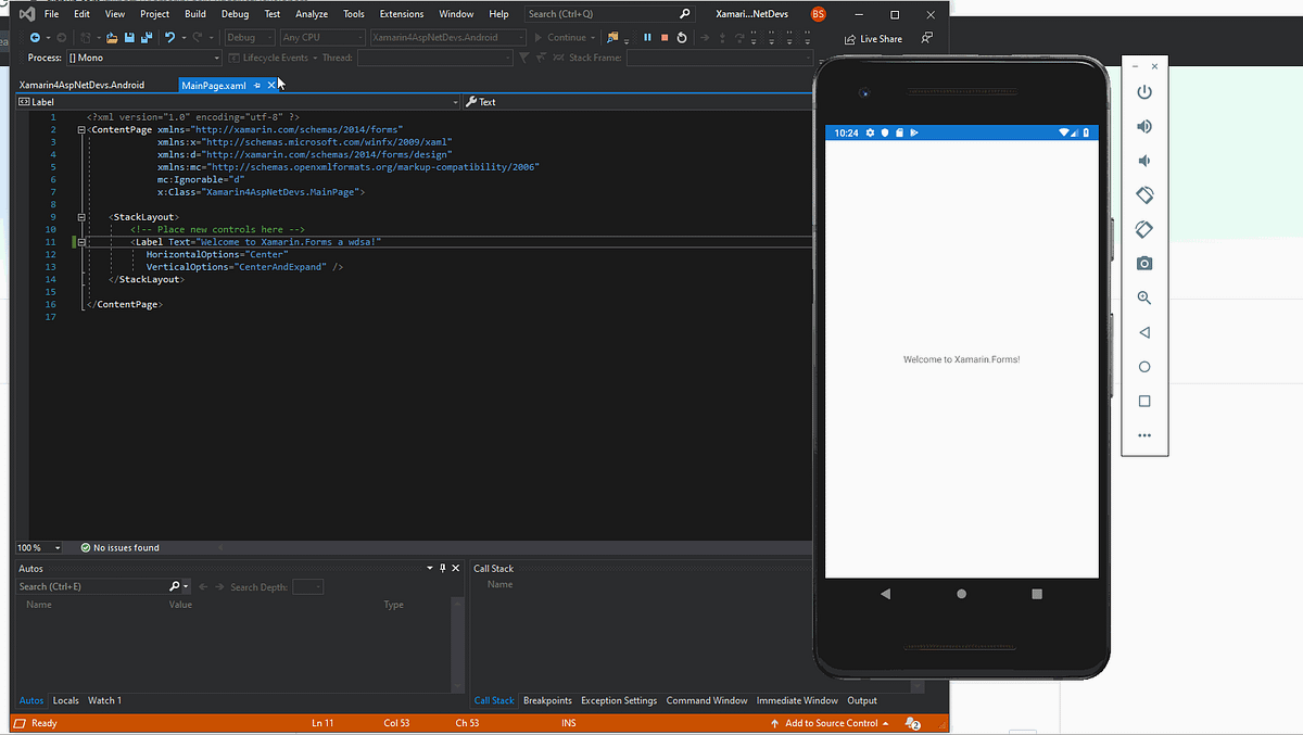 Xamarin: Turn on Hot Reload. Visual Studio 2019>Tools> Options >… | by Bogusław Błoński | Medium