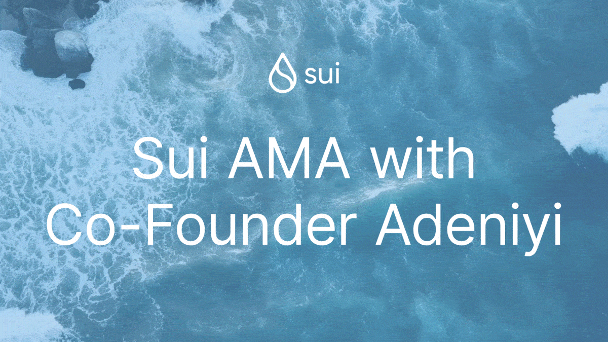Recap 7/21 Sui AMA: Unlocking Opportunities on Sui with Adeniyi Abiodun ...