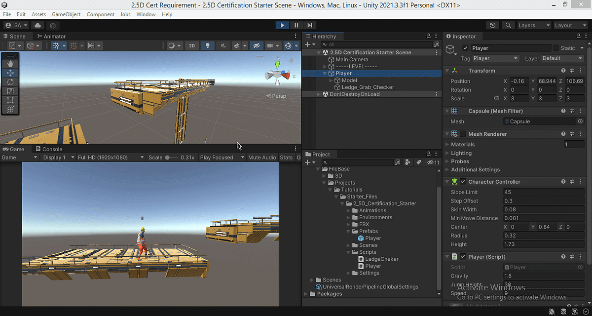 Creating A Ledge Grab in Unity. Objective: Creating A Ledge Grab in… | by Suleiman Abdullah | Medium