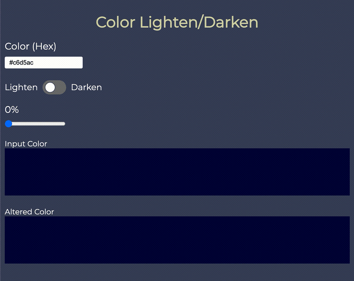 Building a Color Tool With Vanilla HTML, CSS, and JavaScript: Part Four ...
