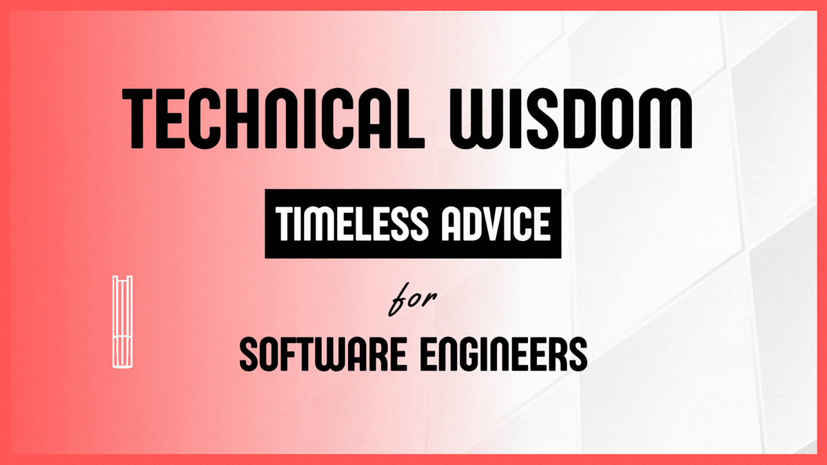 My new e-book “Technical Wisdom” is out! - Semi Koen - Medium
