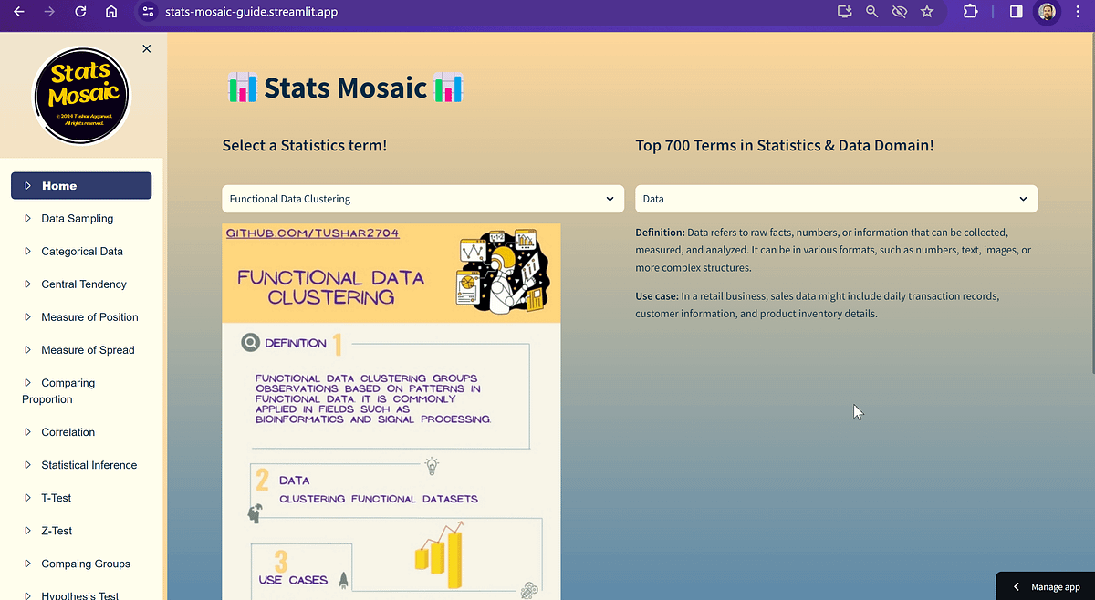 #2 Unveiling the Power of Stats Mosaic: Exploration of Statistical Concepts through Interactive ...