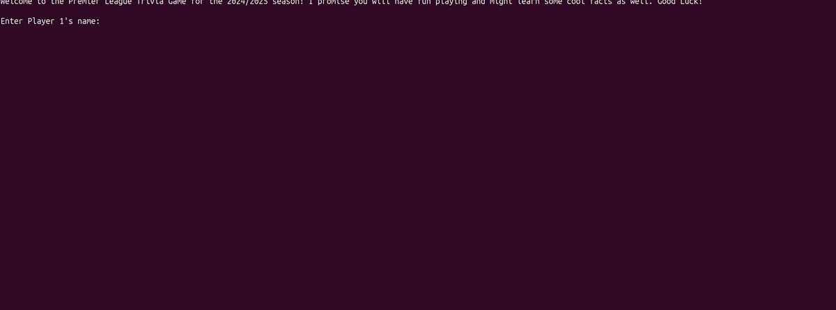 Writing a Python Trivia Game — English Premier League 2024–2025 Season | by Learnubq | May, 2025 ...