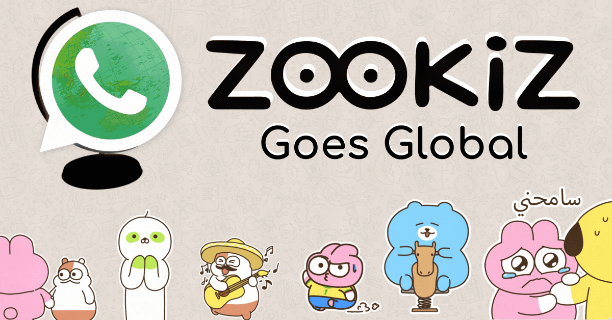 ZOOKiZ Stickers Go Global on WhatsApp | mojitok | mojitok