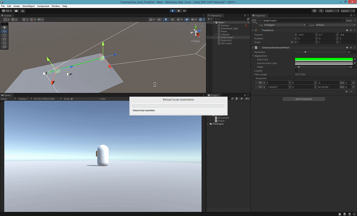 How to Dolly/Track a Camera in Unity. | by Suleiman Abdullah | Medium