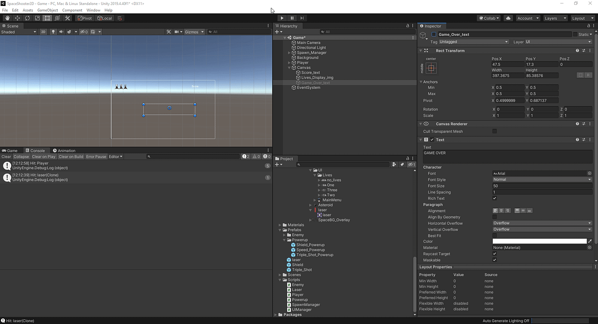 Loading Scenes in Unity. Objective: Load new scene when game is… | by Sherry Fisher | Medium