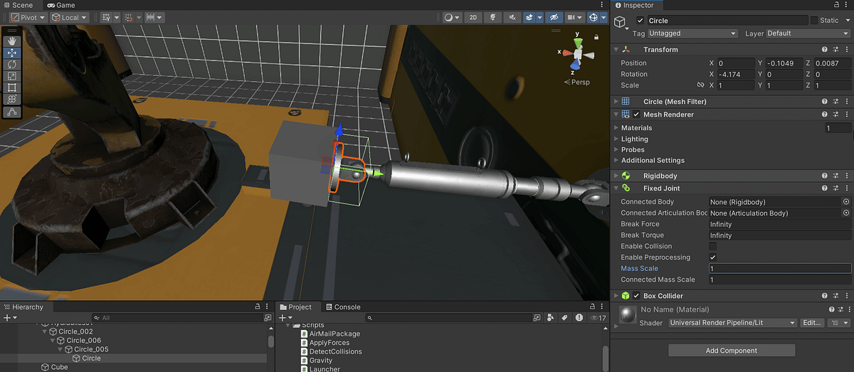 Working with Fixed Joint.. Objective: Working with Fixed Joint. | by ...