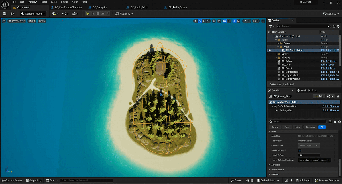 Immersive Sound in Unreal Engine: Adding Ambient Audio | by Brian Stong ...