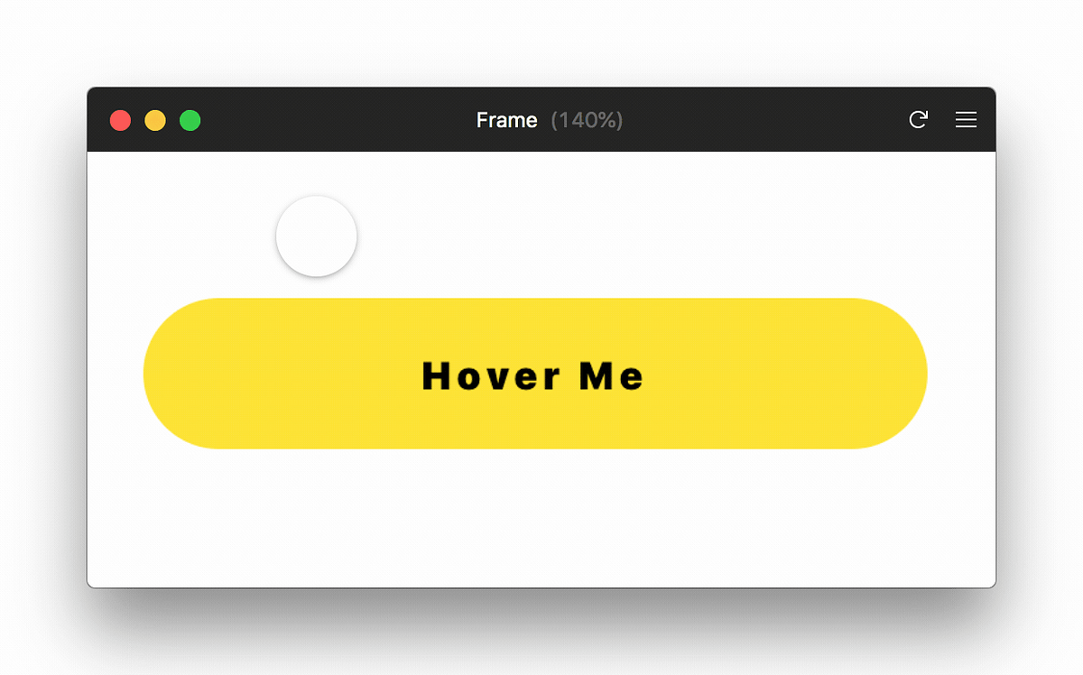 Hover Button with Design Components in Framer X. | by Brett Bertola ...