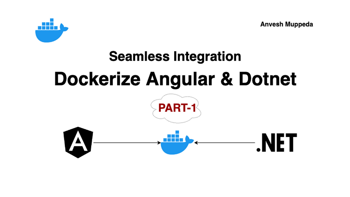 🌊 Dockerizing Your Angular Dotnet Application 🌊 By Anvesh Muppeda Stackademic