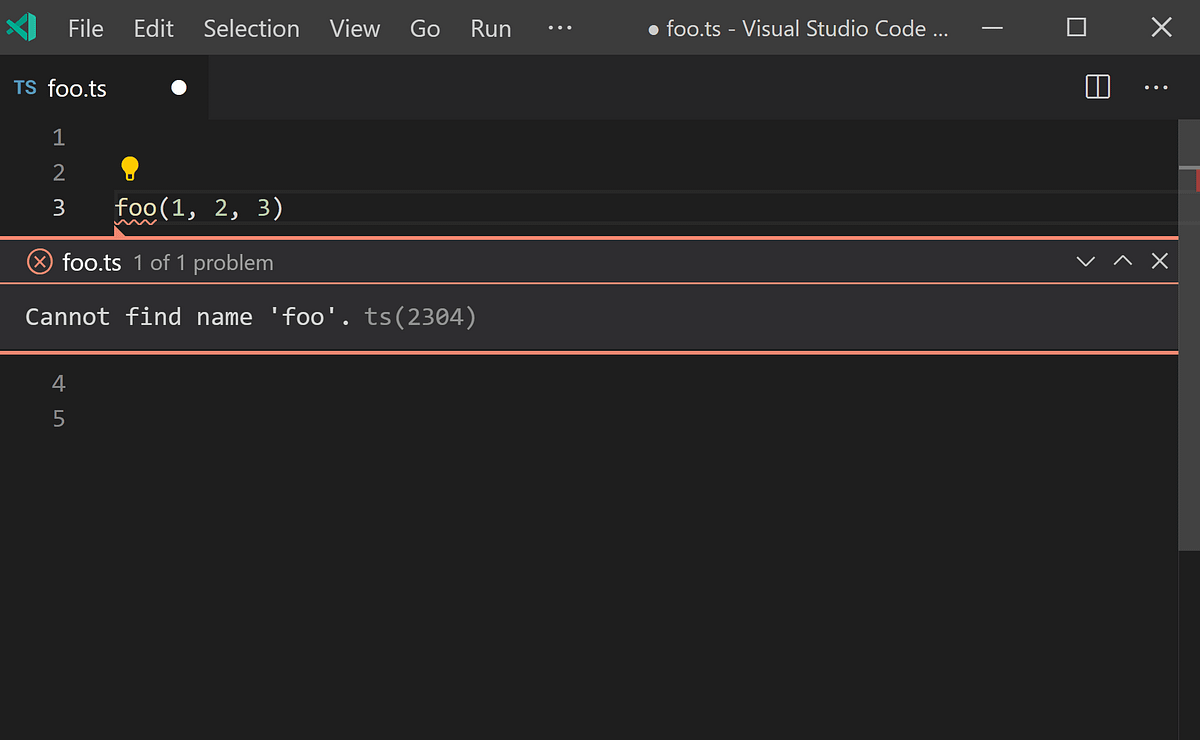 Declare Missing Helper Function (TypeScript) in Visual Studio Code | by ...