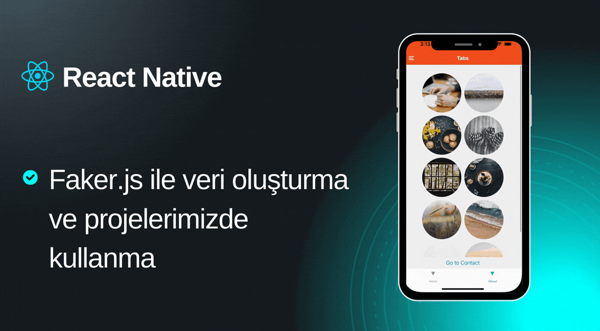 React Native: Faker.js ile veri oluşturmak | by Ibrahimtuzer | May, 2024 | Medium