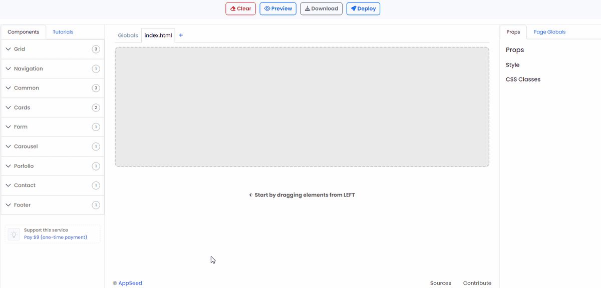 Simpllo — Free Website Builder. An open-source website builder made… | by DashboardsHub | Jul ...