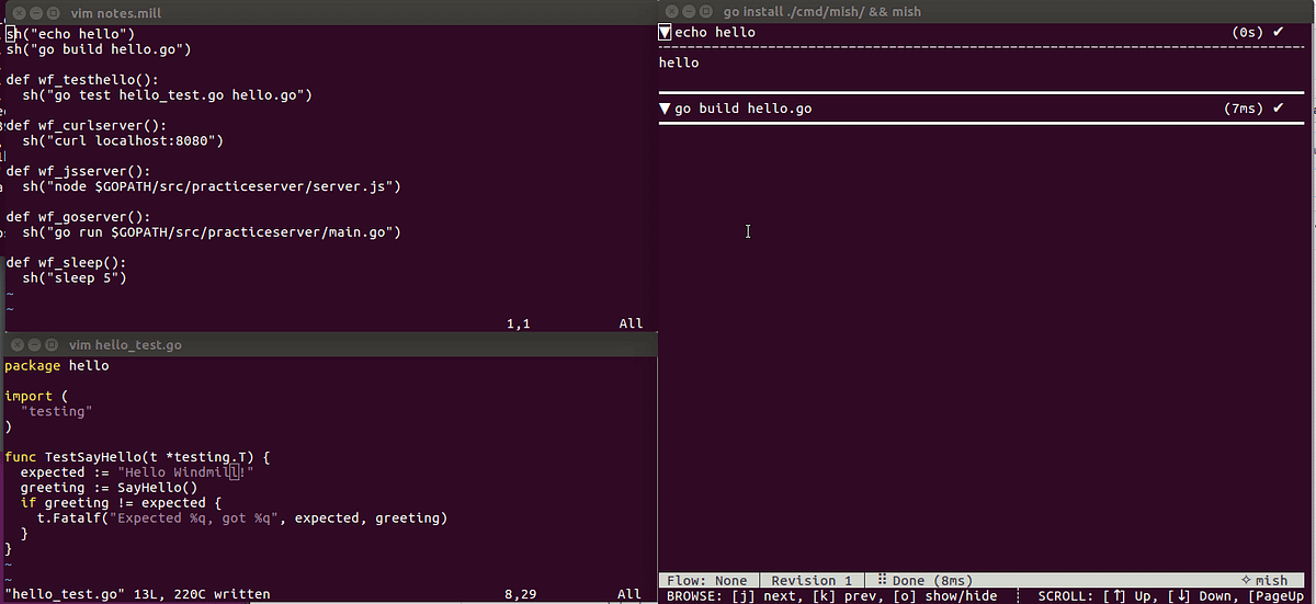 mish: Flexible Shell Notebooks. Shell makes it easy to rerun previous ...