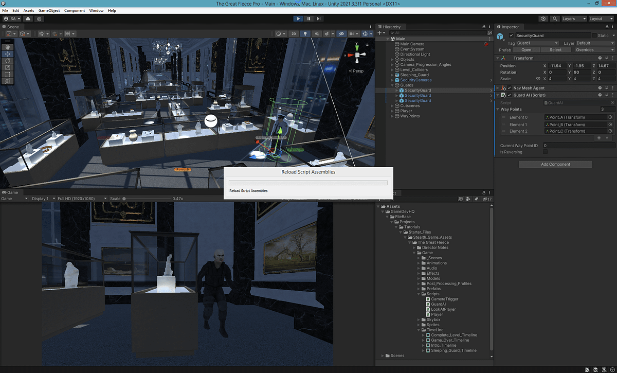 Learn to make cutscenes in unity3d by building a stealth Game. | by Suleiman Abdullah | Medium