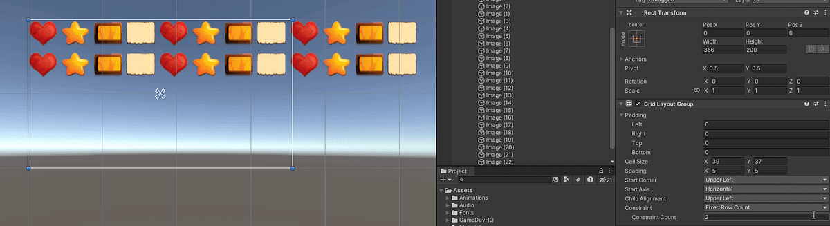 Horizontal, Vertical, and Grid Layout Groups | by Timothy Janssen | Medium