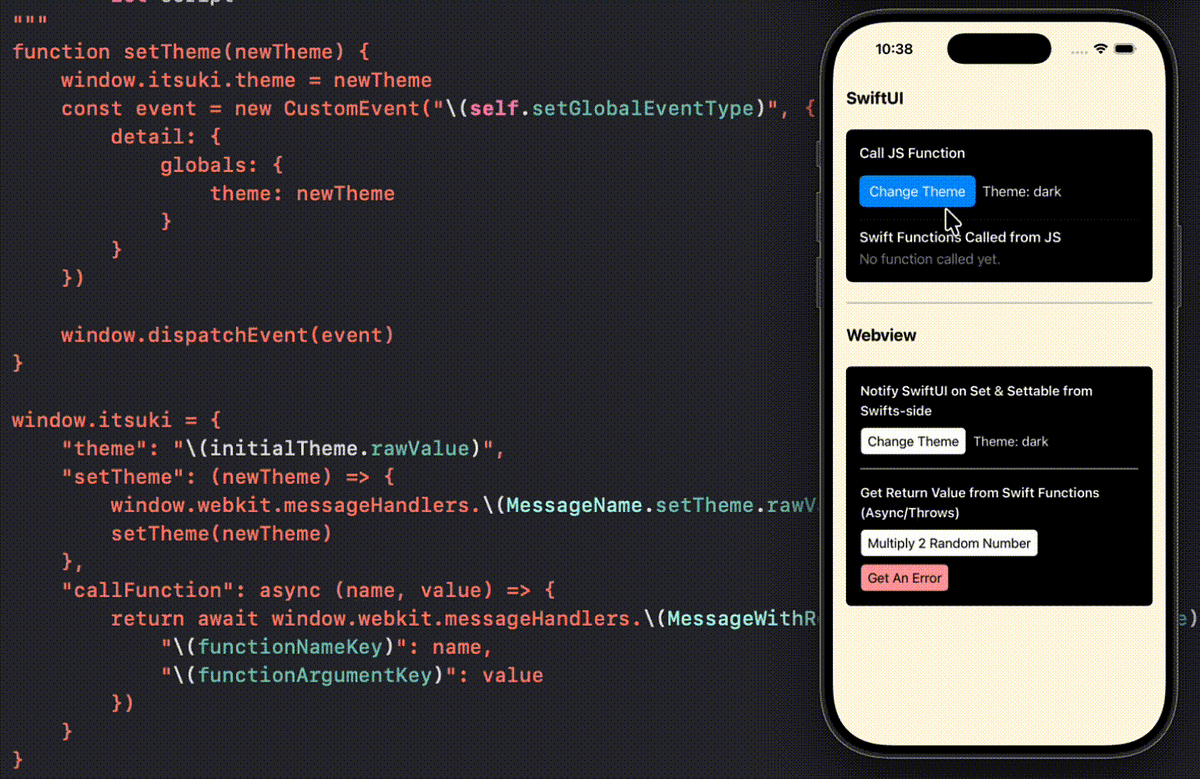 SwiftUI: Webview ↔ JavaScript. Two-Way Communication. | by Itsuki ...