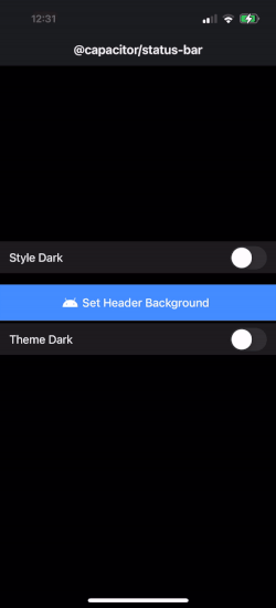 Ionic @capacitor/status-bar. Customizing the status bar of our Ionic… | by Adrian Avila Atencio ...
