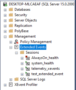 MSSQL Profiling Extended Events. Extended events enable users to ...