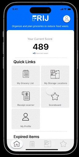 Frij — An app that assists individuals in reducing food waste and keeps ...