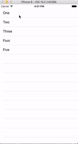 How to create custom movable UITableViewCell / UICollectionViewCell. | by Bhavesh Tandel | Medium