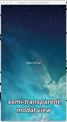 iOS Blurred Background Modal View (Swift 3 + XCode Tutorial) | by Mohau ...