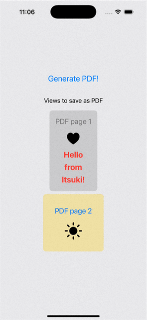 SwiftUI: Create New PDF 2 Ways. From Views, Add custom Text/Images… | by Itsuki | Level Up Coding