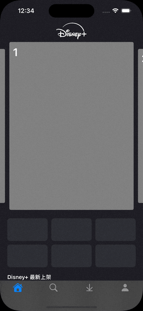#28 UICollectionViewCompositionalLayout練習_Disney+ | by Adam | 彼得潘的 Swift iOS / Flutter App 開發教室 ...