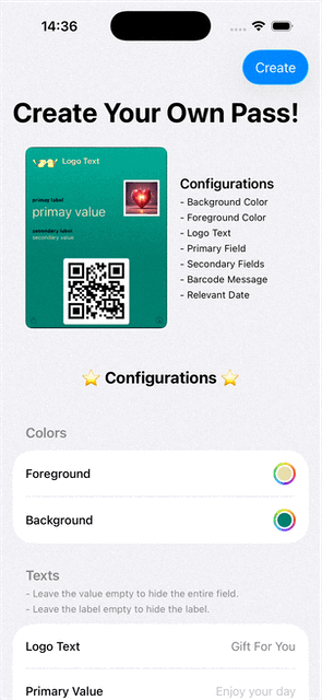 SwiftUI: Create Your OWN Wallet Pass You Like! (With A Typescript Endpoint) | by Itsuki | Dec ...