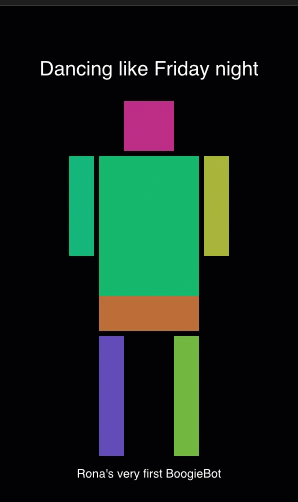 #5 BoogieBot — Friday Night來做個跳舞機器人 | by Rona Tsai | 彼得潘的 Swift iOS / Flutter App 開發教室 | Medium