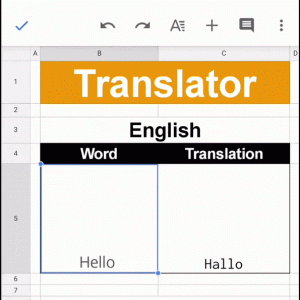 Translate Languages in Google Sheets - Karl Tercel - Medium