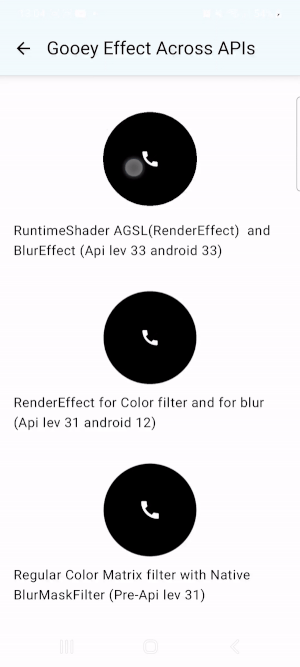 Gooey (Metaball) Effects on Android with Jetpack Compose: Blurring and ...