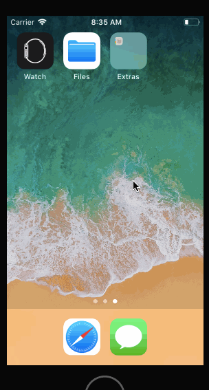 Yes, now you can see the touch indicator like on the GIF below | by ...
