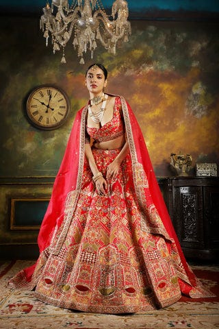 Behind the Seams: The Creation of Perfect Dress for Wedding Bride by Pallavi Poddar | by Pallavi ...