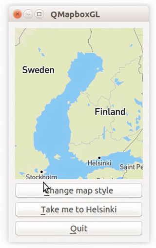 Mapbox GL running on the Qt Framework | by Mapbox | maps for developers