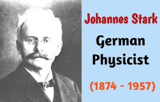 German physicist Johannes Stark — Nobel Laureate In Physics, 1919 | by ...