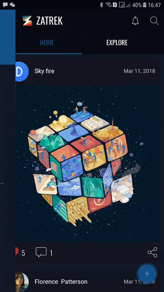 Navigation Drawer with Wave Animation | by Youssef Assad | Medium