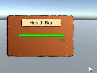 Build a health bar in Unity. Objective: create a health bar with a ...