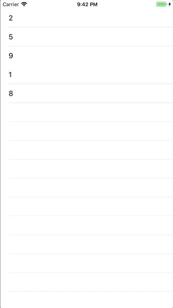 Ios Tableview Row Animation Ios Uitableview Follows The By Shawn Wu Medium
