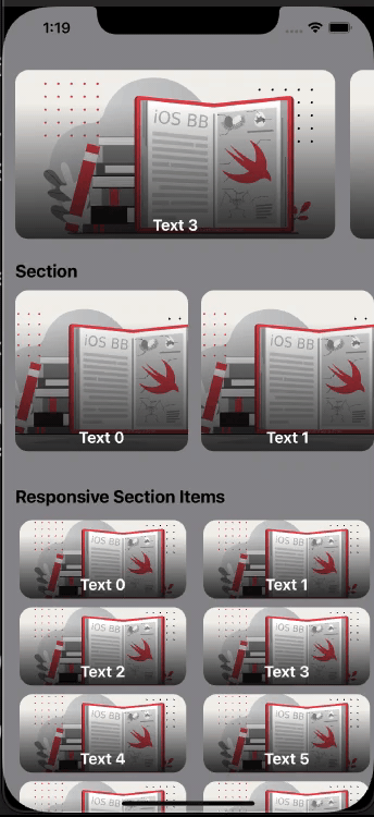 How to create a compositional layout using collection view in swift ...
