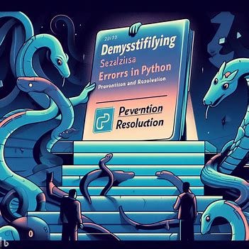 Serialization Errors in Python: Prevention and Resolution | by Python Code Nemesis | Code Like A ...