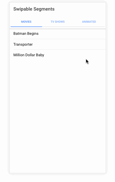 Ionic3 sliding segments. Ionic has a very beautiful feature of… | by Siddhartha Gupta | Medium