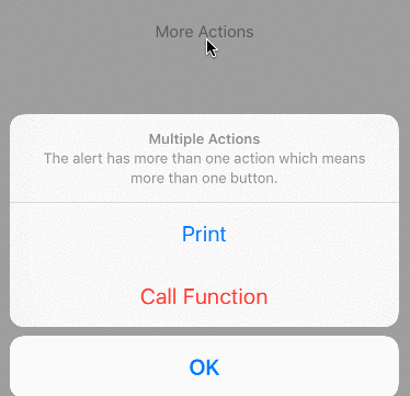 Alert | UIAlertController ActionSheet Swift | by Steven W. | Medium