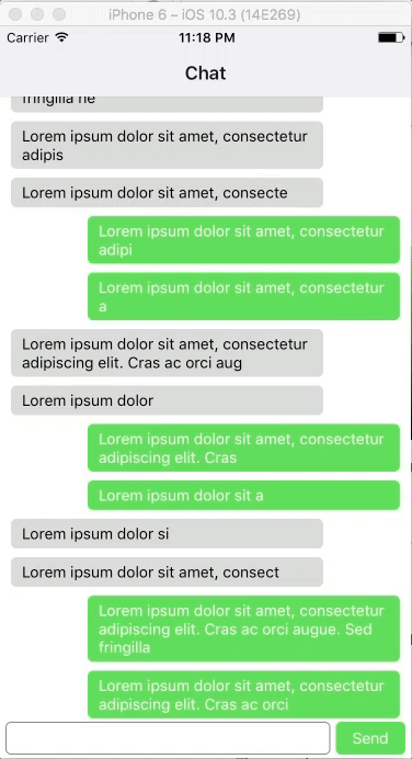 A Simple Chat UI Example in React Native | by Keith | Medium