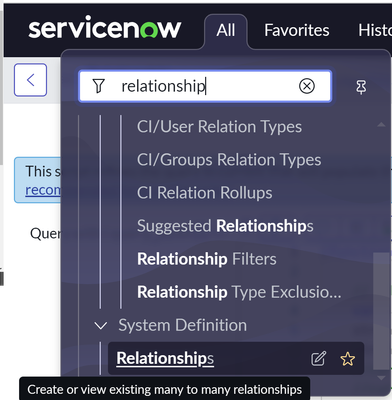 Como podemos criar uma nova lista relacionada na ServiceNow para a ...