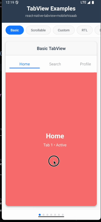 Introducing React Native TabView: A Beautiful, Smooth, and RTL-Supported TabView for React ...