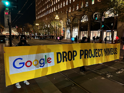 Google — GENOCIDE. As workers who keep these companies… | by George ...